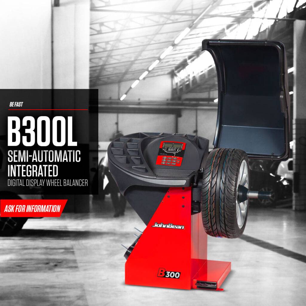 B300L Semi-Automatic Integrated Digital Display Wheel Balancer | John ...