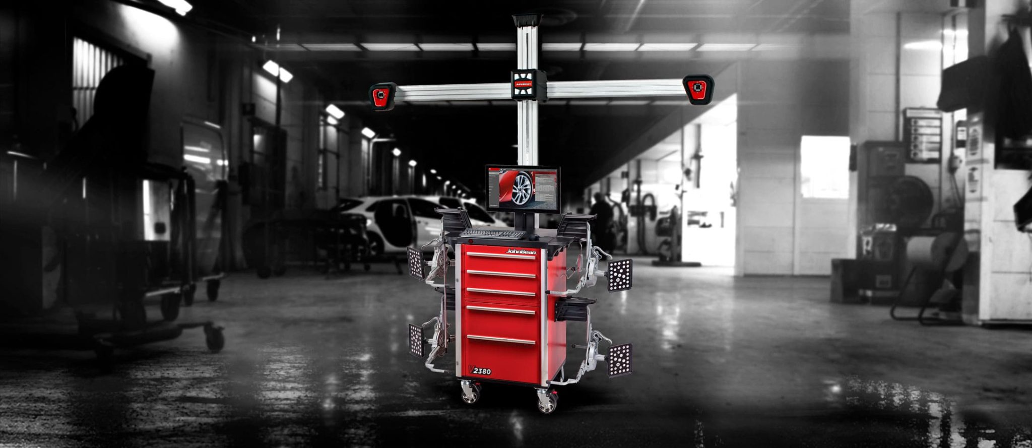 V2380 Imaging Diagnostic Wheel Alignment System | John Bean Canada