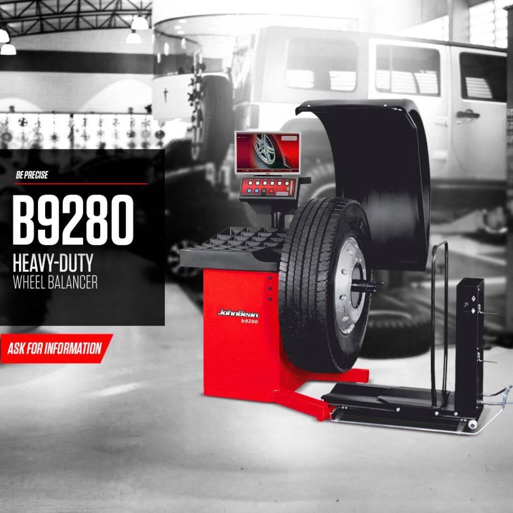 B9280 Heavy-Duty Wheel Balancer | John Bean EU
