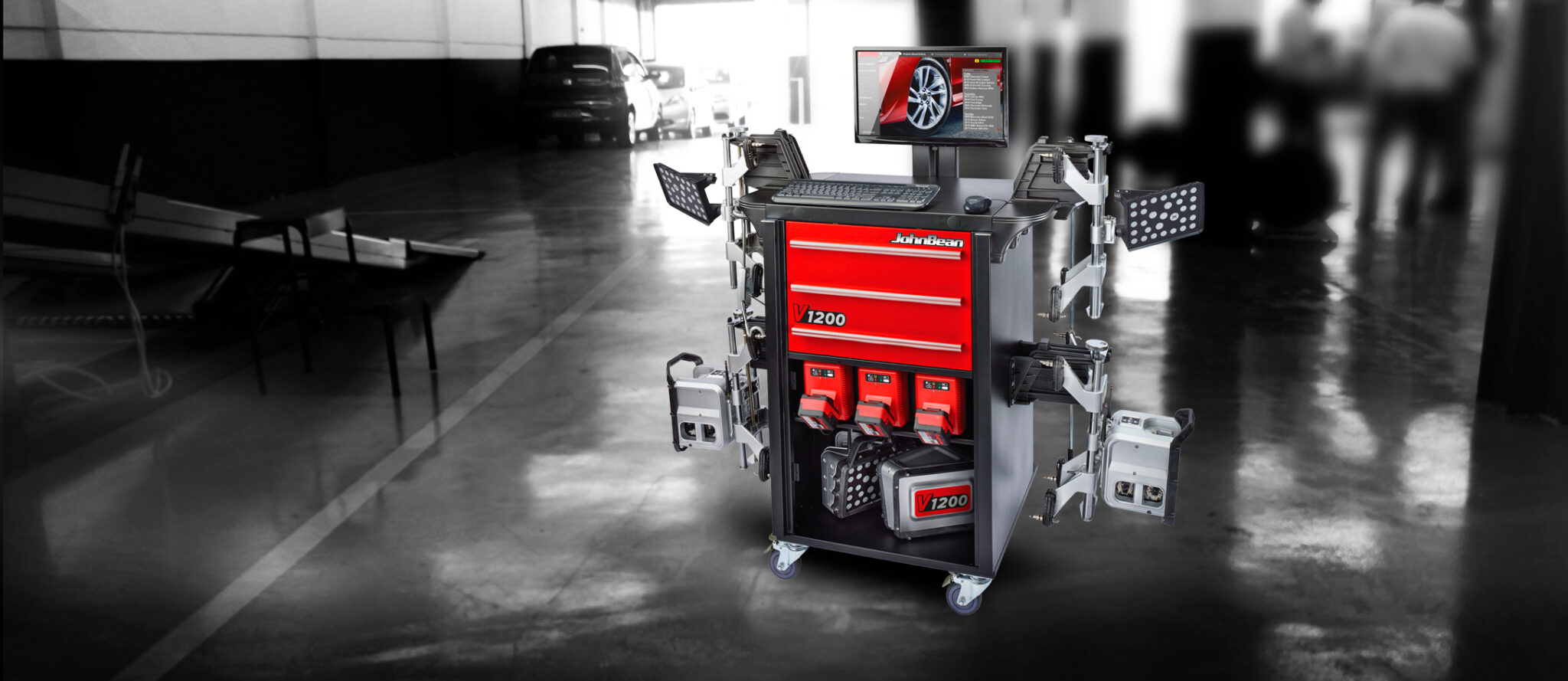 V1200 Portable Imaging Wheel Alignment System | John Bean EU