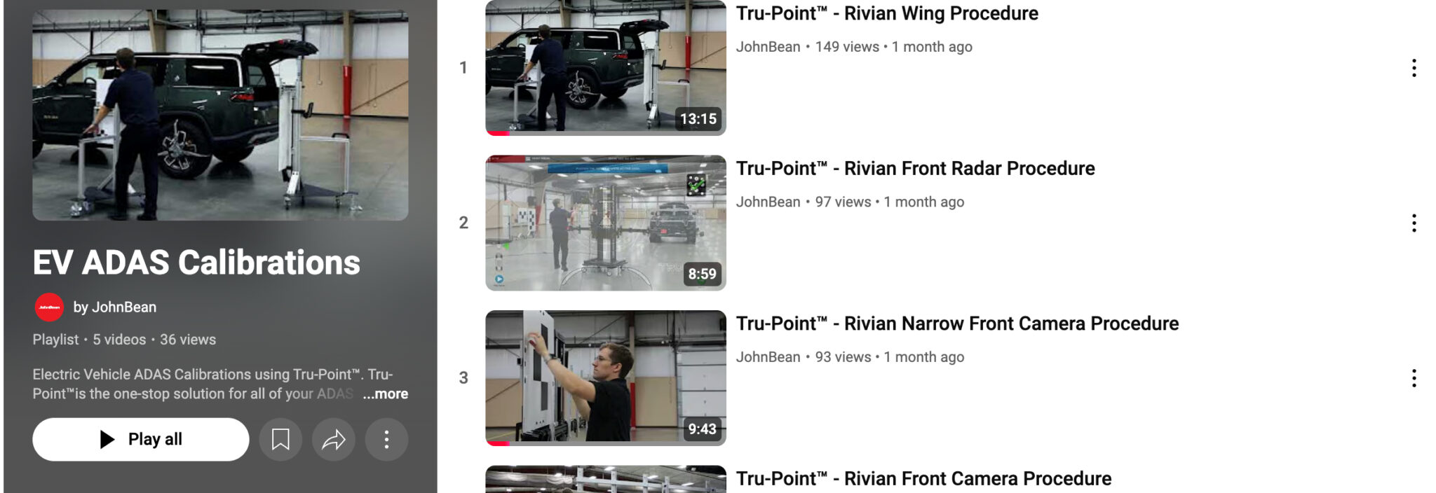 New John Bean Video Series Highlights ADAS Service and Repair Procedures for Rivian Electric ...