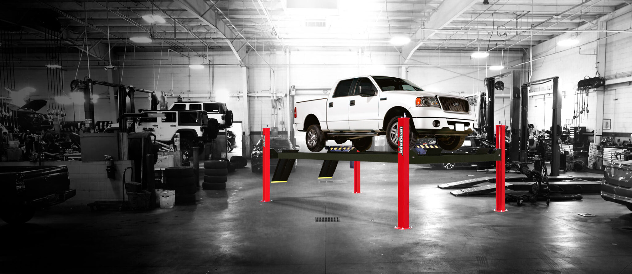 J4P14 14K Four-Post Alignment Lift | John Bean Latin America