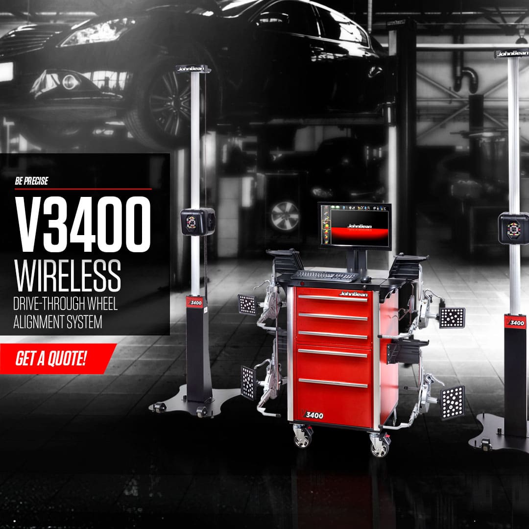 V3400 Wireless Drive-Through Wheel Alignment System | John Bean Latin America