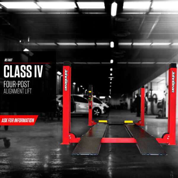CLASS IV Dual Revenue Four-Post Alignment Lift | John Bean United Kingdom