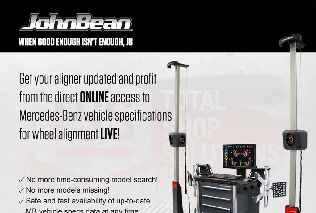 Mercedes-Benz: Wheel Alignment Online Specifications – WAM - John Bean