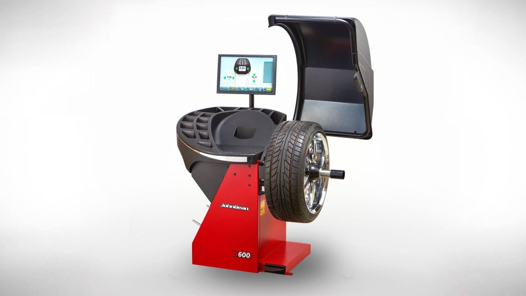 B600P Semi-Automatic Touchscreen Wheel Balancer | John Bean USA