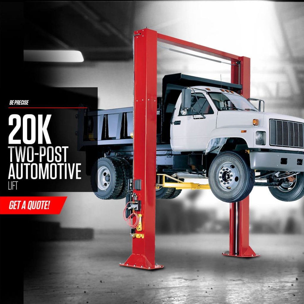 20K Two-Post Automotive Lift | John Bean USA