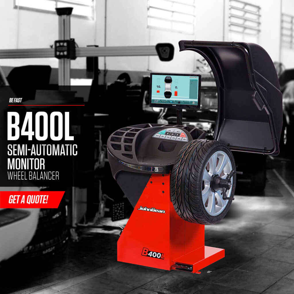 B400L Semi-Automatic Monitor Wheel Balancer | John Bean USA