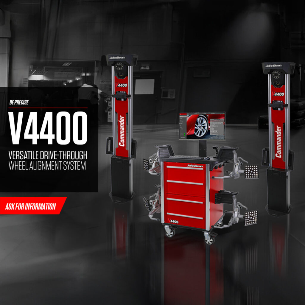 V4400 Wireless Drive-Through Wheel Alignment System | John Bean USA